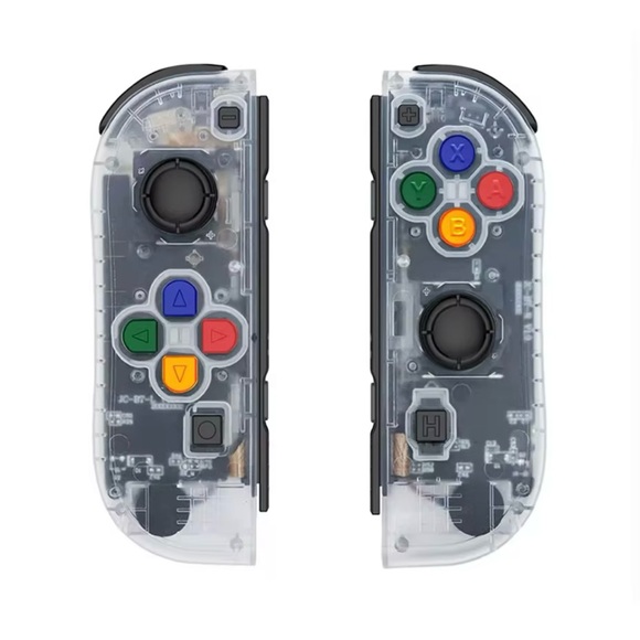Video Games & Consoles | For Switch Transparent Joy Con Set Lr Wireless ...